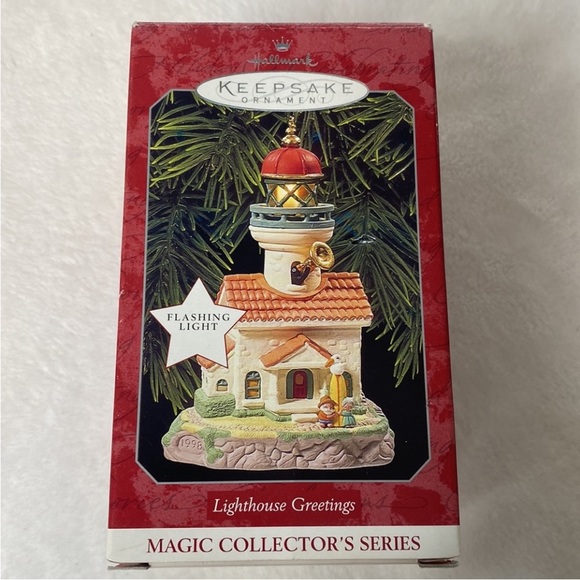 Hallmark | Holiday | Hallmark Keepsake Vintage 998 Lighthouse Greetings ...